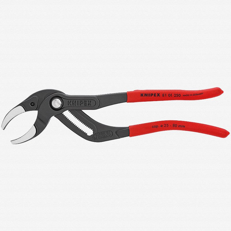 Knipex 10" Pipe Gripping Pliers w/ Serrated Jaws for Tube Fittings and ...