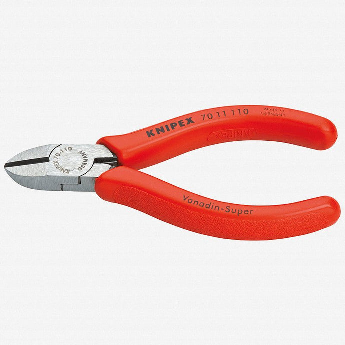 Knipex 4.3" Diagonal Cutters w/ Spring - Plastic Grip | Knipex at KC Tool